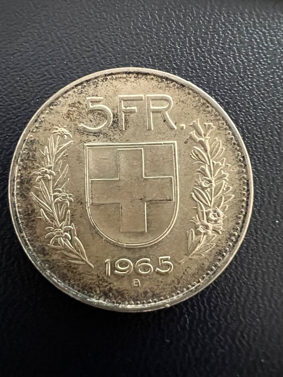Silber 5 Franken 1965 (Gebraucht) in Buochs für CHF 11 – mit Lieferung auf Ricardo kaufen