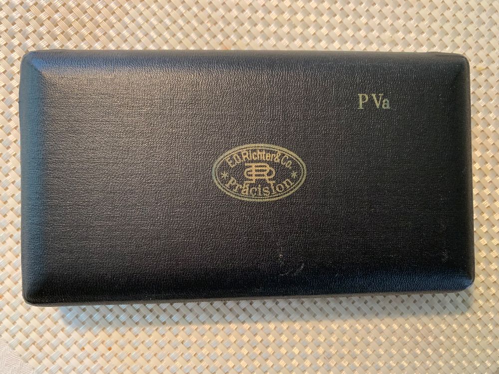 Zirkelset, Zirkelkasten, E.O. Richter&co, antik (Neu (gemäss ...