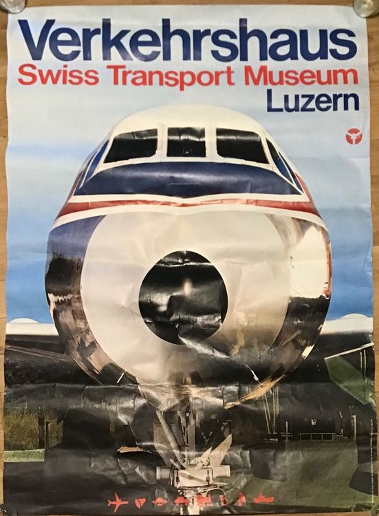 Vintage Grosse Verkehrshaus Swiss Transport Plakat | Kaufen auf Ricardo
