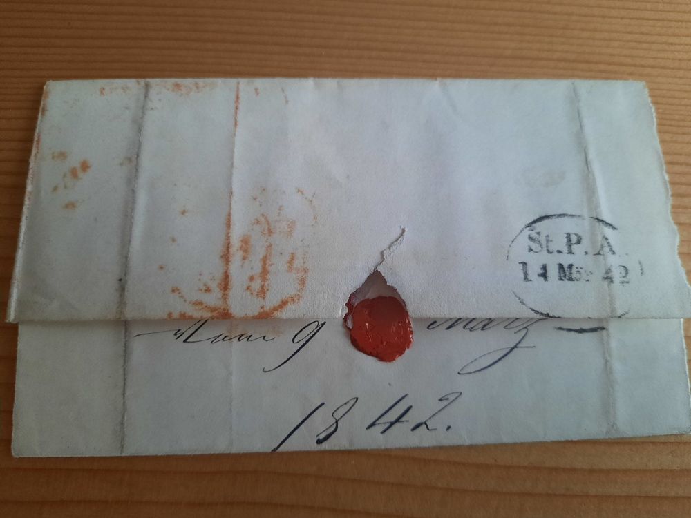 England Brief 1842 mit interessanten Stempeln gem.Bilder | Kaufen auf ...