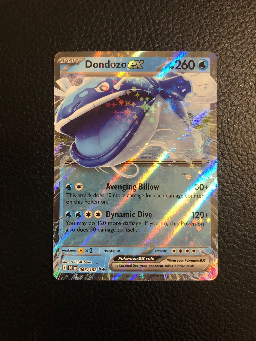 2025 Destined Rivals Dondozo ex 66/182 NM Ab 1 (Gebraucht) in Paradiso ...