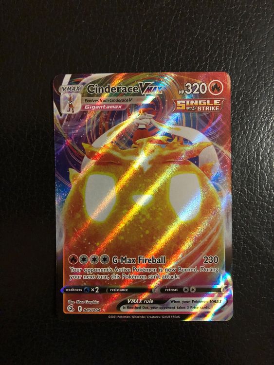 Fusion Strike Cinderace Vmax 45/264 Ab 1 | Kaufen auf Ricardo