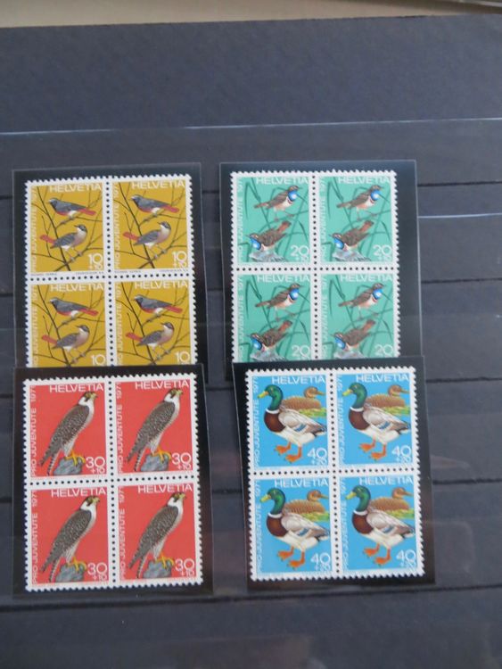 Pro Juventute 1971 Satz Viererblocks | Kaufen auf Ricardo