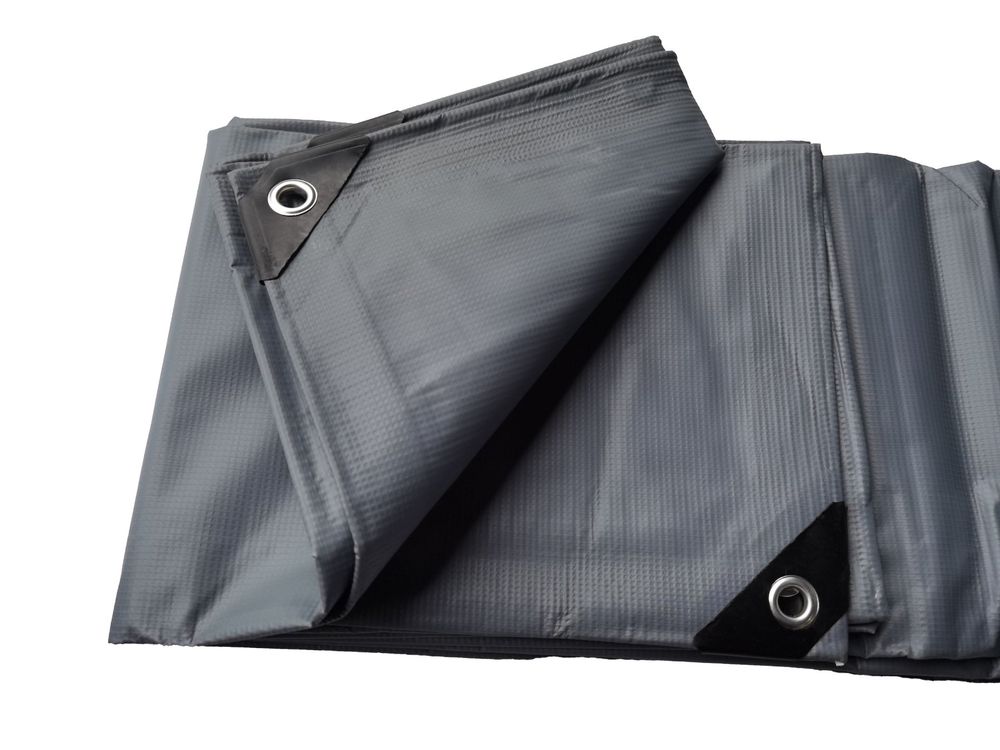 Abdeckplane PVC 650g/m2 grau 6 x 8 m | Kaufen auf Ricardo