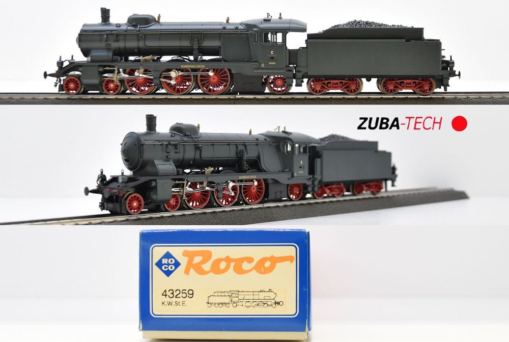 Roco 43259 Dampflok Rh C K.W.St.E H0 GS Analog mit OVP (Gebraucht) in ...