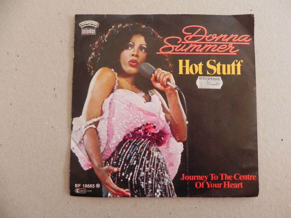 Single Soul Funk Pop Sängerin Donna Summer 1979 Hot Stuff (Gebraucht ...