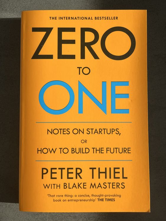 Zero to One - Peter Thiel with Blake Masters (Neu (gemäss Beschreibung ...