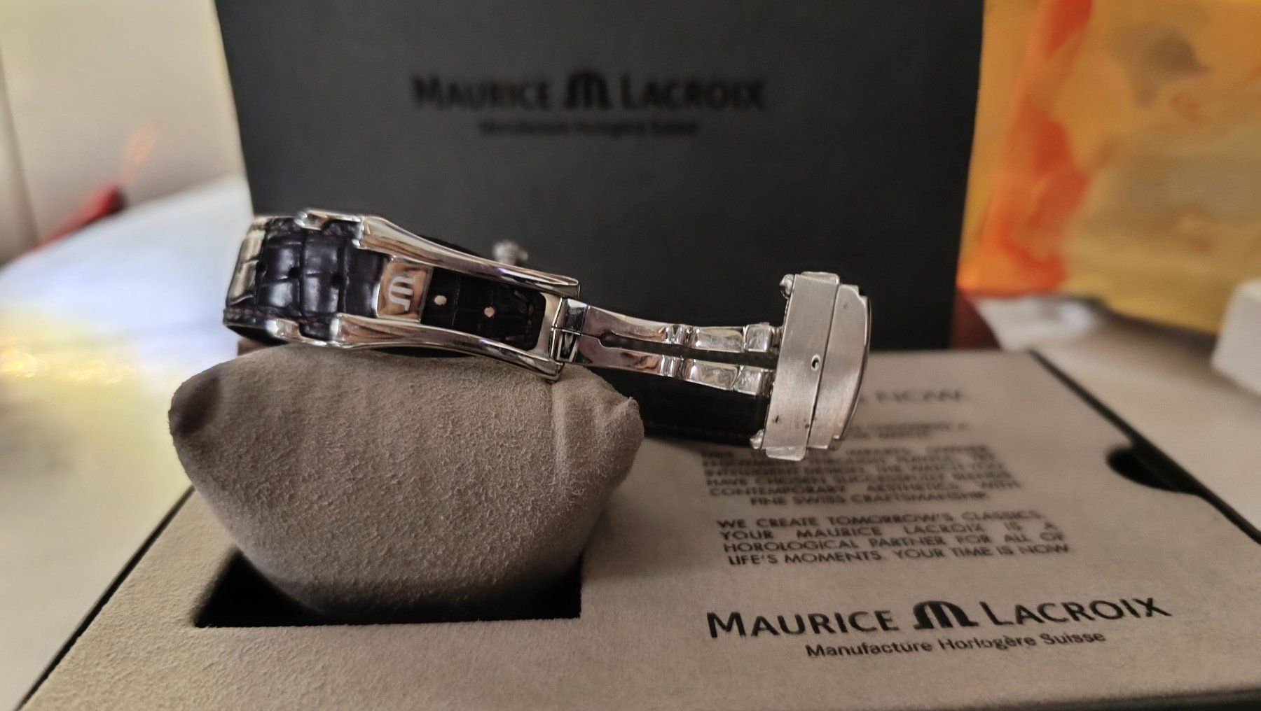 Maurice Lacroix Masterpiece Phase de Lune Diamonds 41mm (D'occasion) à ...