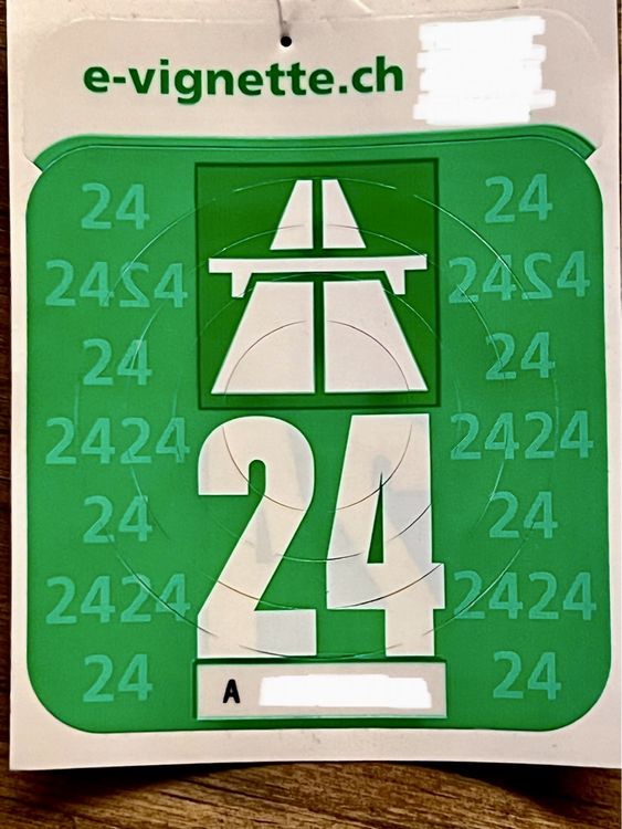 Autobahn Vignette 2024 (Neu und originalverpackt) in Hallwil für CHF 18 – mit Lieferung auf ...