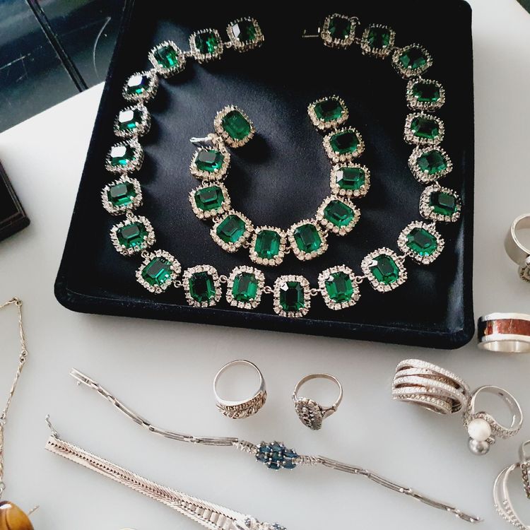 Schmuck Konvolut lot 800 - 925 Silber, Vintage, 490 gramm (Gebraucht ...