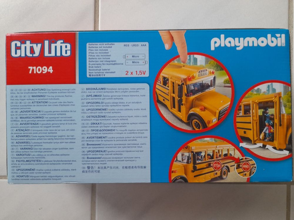 Playmobil City Life, 71094, US Schulbus inkl. Licht (Neu und ...
