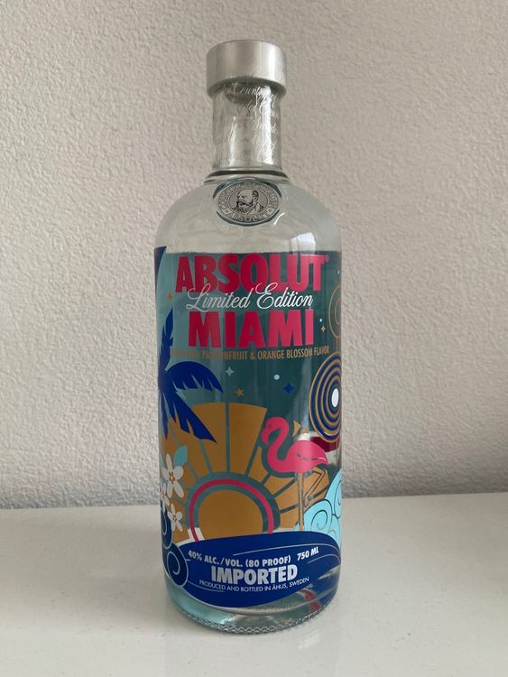 Absolut Vodka MIAMI 75cl | Kaufen auf Ricardo