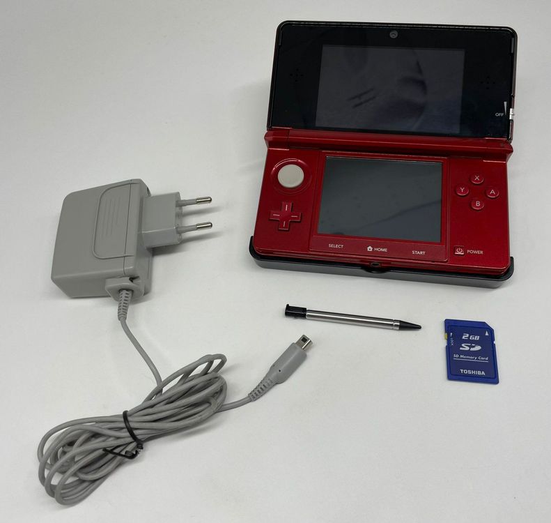Nintendo 3DS Konsole rot - Komplett mit Ladegerät | Kaufen auf Ricardo