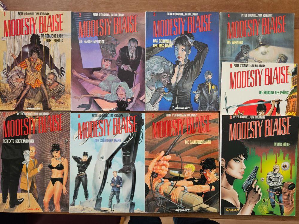 Modesty Blaise 1-9 (kompl.) (Gebraucht) in Castrisch für CHF 25 – mit Lieferung auf Ricardo kaufen
