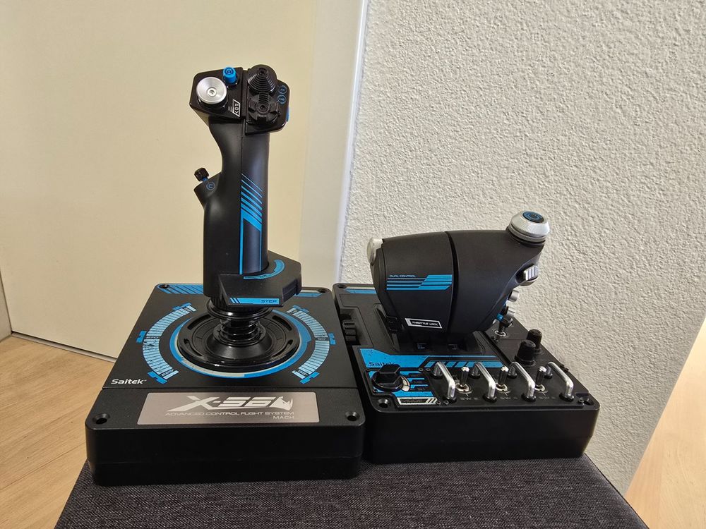 Logiteck Saitek x56 Rhino Hotas Flight Stick (Gebraucht) in Jona für ...