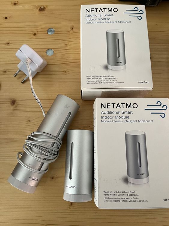 Netatmo Smart weather station + x 2 Netatmo Smart Indoor Mod (Gebraucht ...