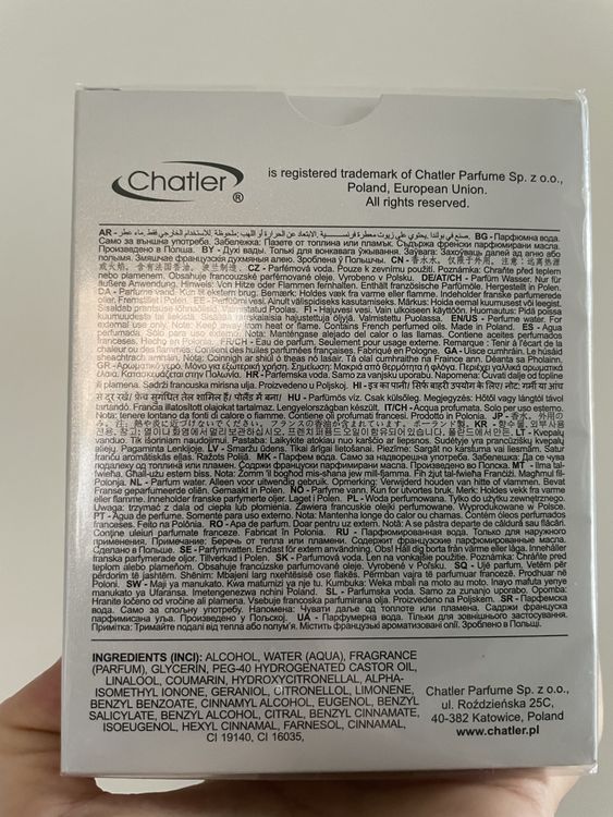 No.4 Chatler Woman Eau De Parfum 100ml Chanel Nr5 Dupe) Neu (Neu und originalverpackt) in Zürich ...