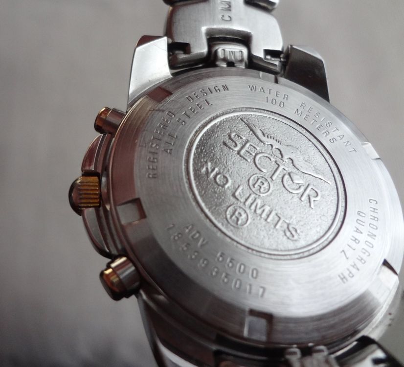Sector ADV 5500 Herren Chronograph Quarz in Edelstahl (Gebraucht) in ...