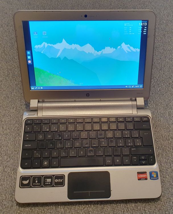 HP Pavilion DM 1, AMD E-350, MX-Linux, Akku OK, mit Netzteil (Gebraucht ...