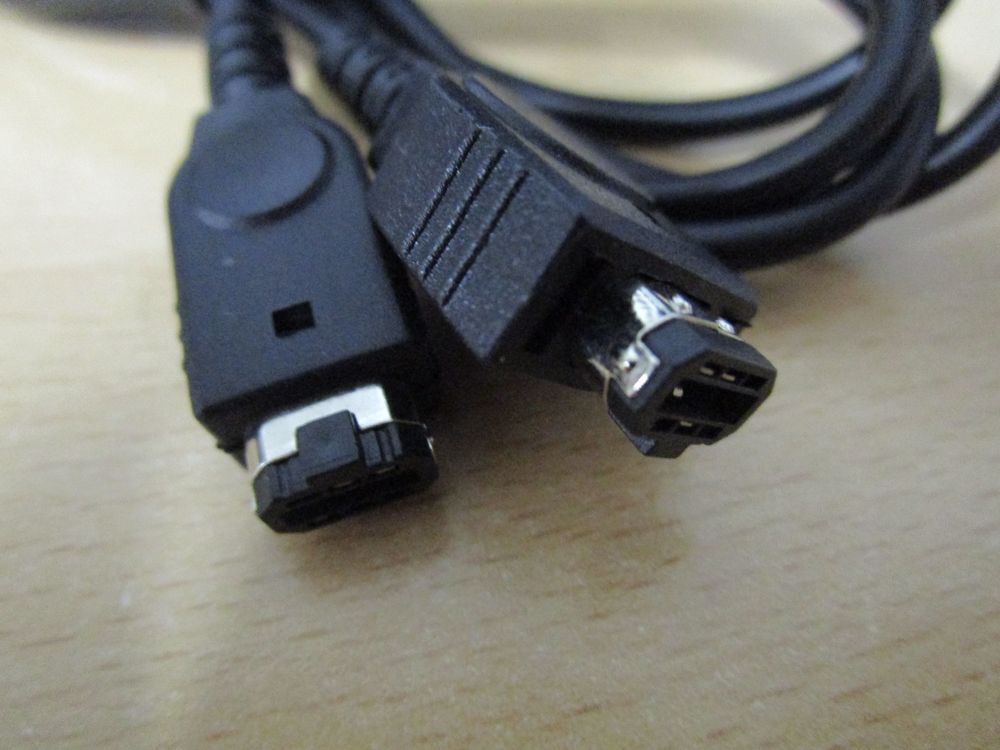 Game Boy Advance 2-er Linkkabel schwarz GBA Link Kabel Neu (Neu (gemäss ...