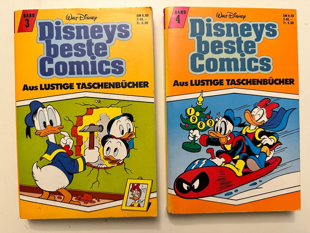 2er LOT LTB LUSTIGES TASCHENBUCH DISNEYS BESTE COMICS 3 + 4 (Gebraucht ...