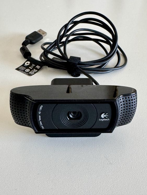 Logitech HD Webcam V-U0028 Carl Zeiss Tesar HD 1080 (Gebraucht) in ...