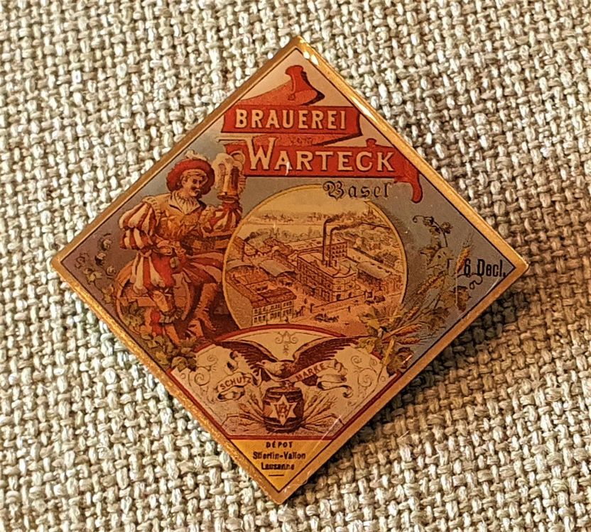 J955 Brauerei Warteck Basel Original Pin ( Nr. 111 ) (Gebraucht) in Reinach BL für CHF 8 – mit ...