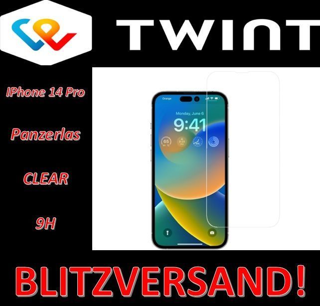 IPhone 14 Pro Panzerglas Schutzglas Displayschutz CLEAR 9H | Kaufen auf Ricardo