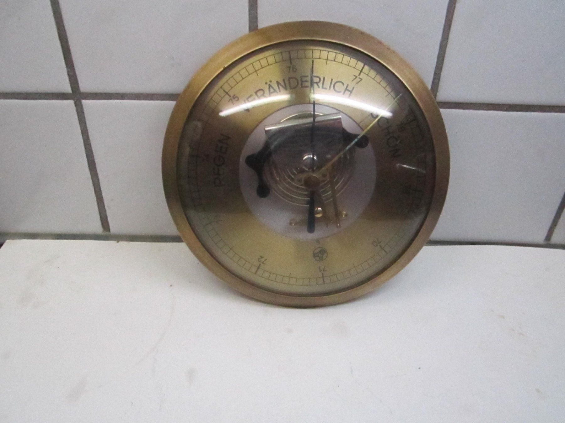 Vintage-Art-Deco-Barometer von MO-CO der 50er Jahre. (Gebraucht) in ...