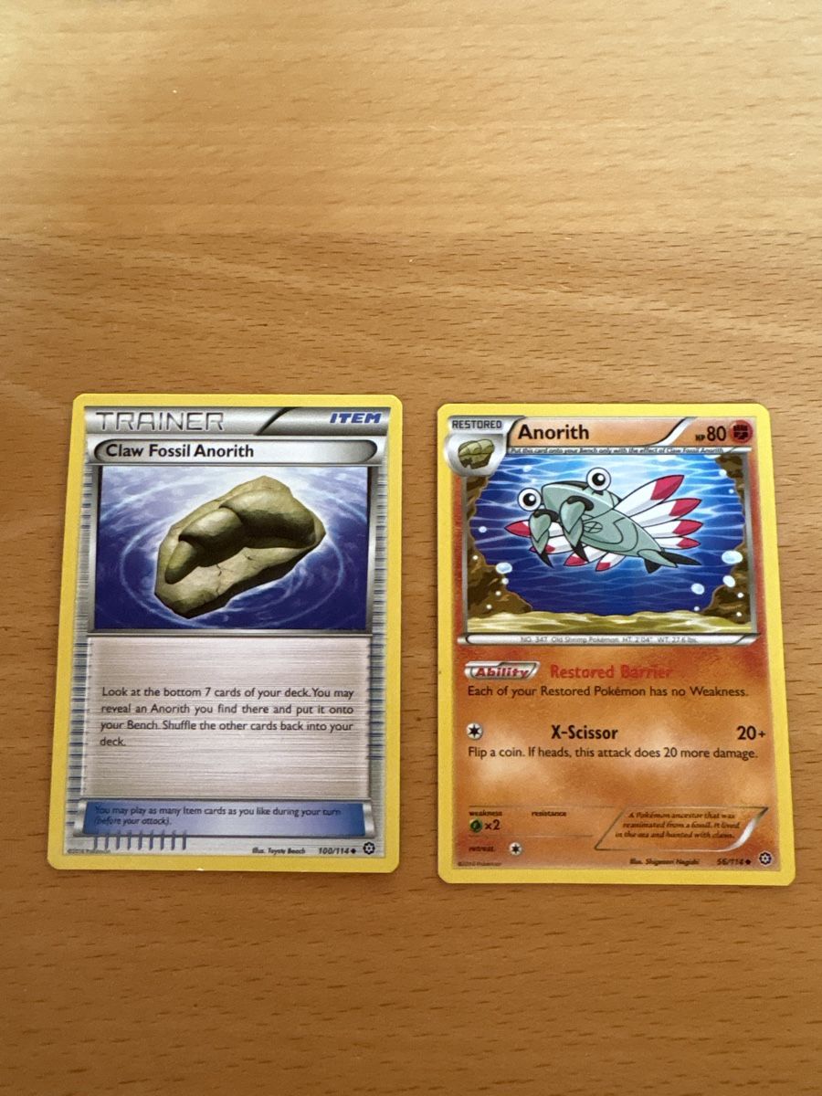 2 Pokemon Karten: Anorith & Claw Fossil Anorith (Gebraucht) in Balsthal ...