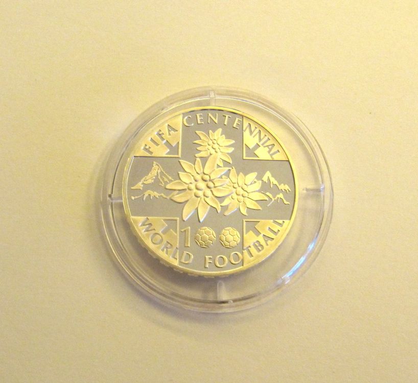 20 Franken Gedenkmünze 2004 100 Jahre FIFA in pp (Neu (gemäss Beschreibung)) in Moosleerau für ...