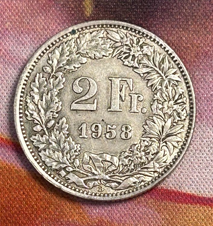 Monnaie de 2 frs de 1958 | Kaufen auf Ricardo