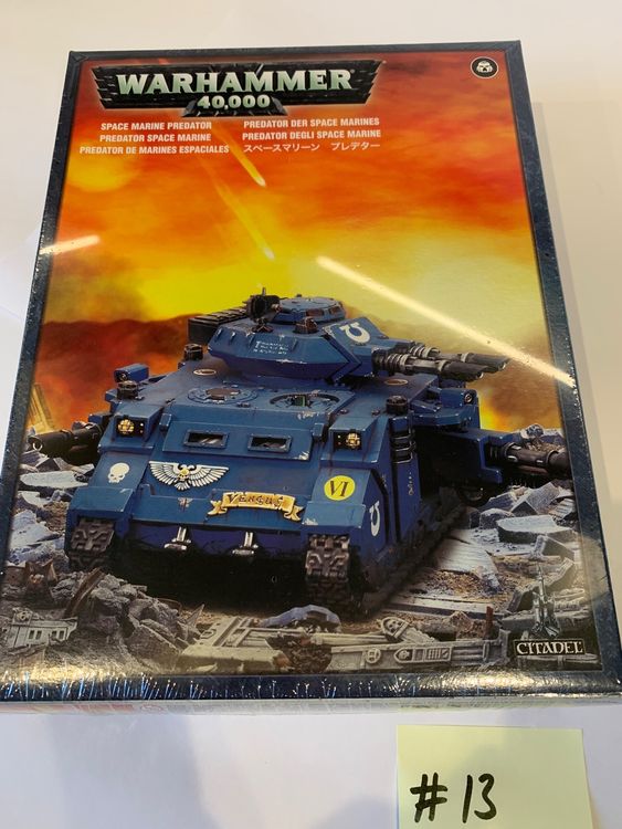 Warhammer 40k Space Marine Predator (#13) SEALED | Kaufen auf Ricardo
