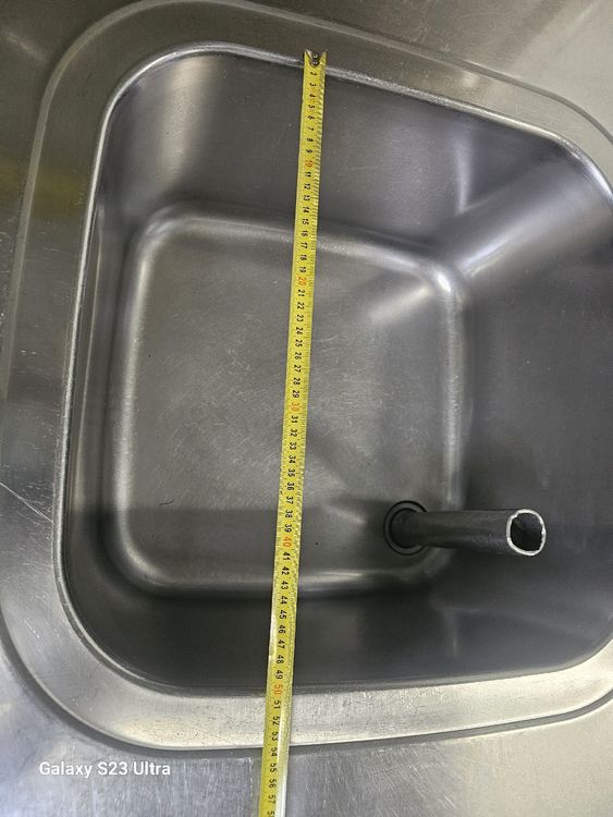 Gastro Edelstahl Spülbecken mit Regalen, Profi komplett!! (Gebraucht ...