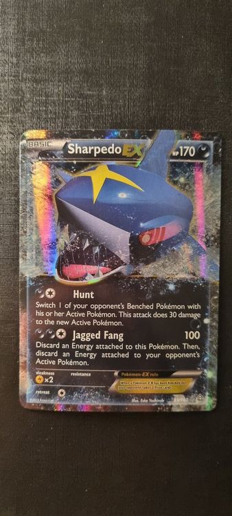 Pokemon Sharpedo Ex ENG 91/160 / Primal Clash (Neu (gemäss Beschreibung ...