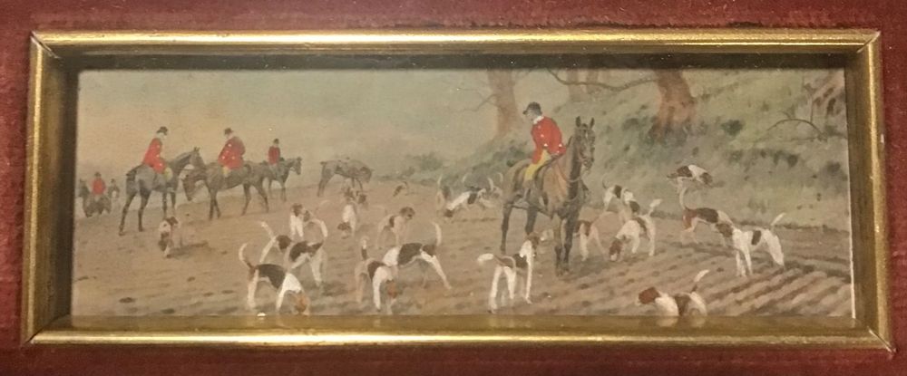 Antike Gemälde Pferden mit Reiter und Jagd Hünde (Gebraucht) in Root für CHF 5 – mit Lieferung ...