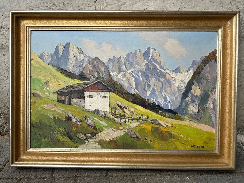 Landschaftsbild Oelgemälde, von Emil Brehm (D'occasion) à Horriwil pour ...