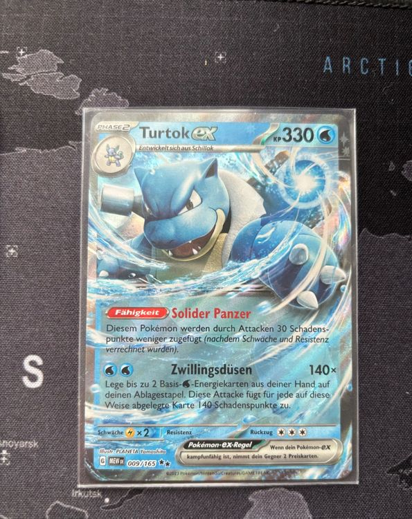 Pokemon Turtok ex MEW 009/165 DE (Neu (gemäss Beschreibung)) in Birr ...