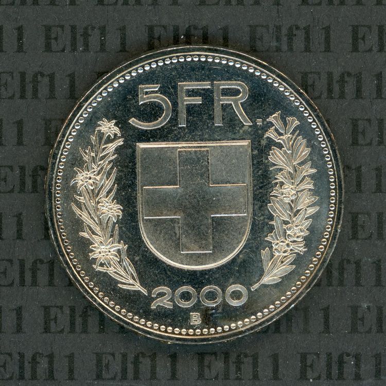 CHF___5.00 2000 stgl * nigelnagelneu! 5 Franken (Neu (gemäss Beschreibung)) in Widnau für CHF 18 ...