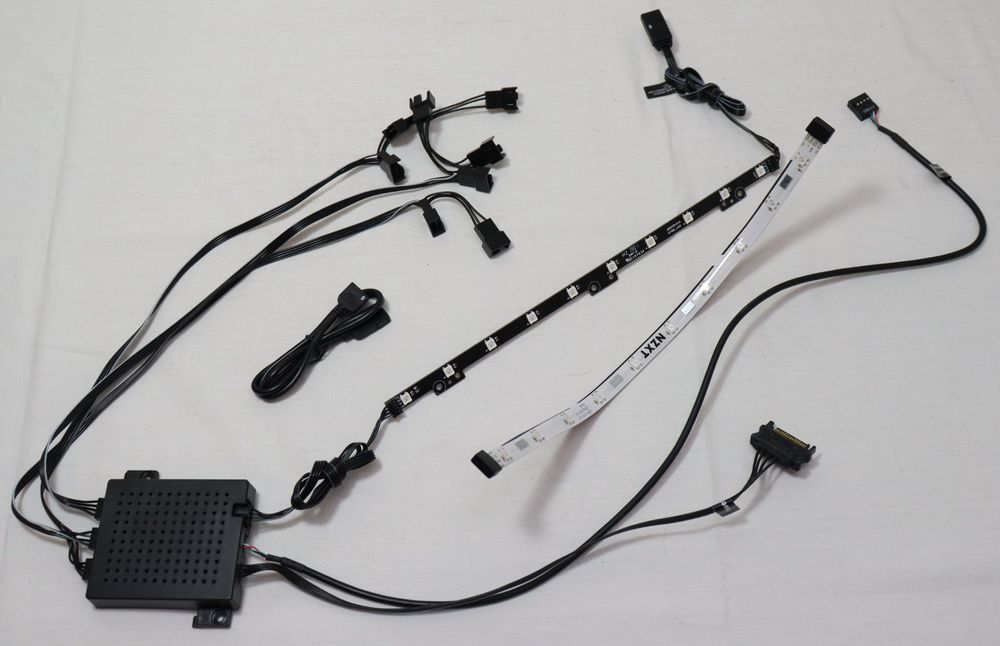 NZXT Control Hub für Lüfter und RGB mit 2x LED Streifen (Gebraucht) in ...