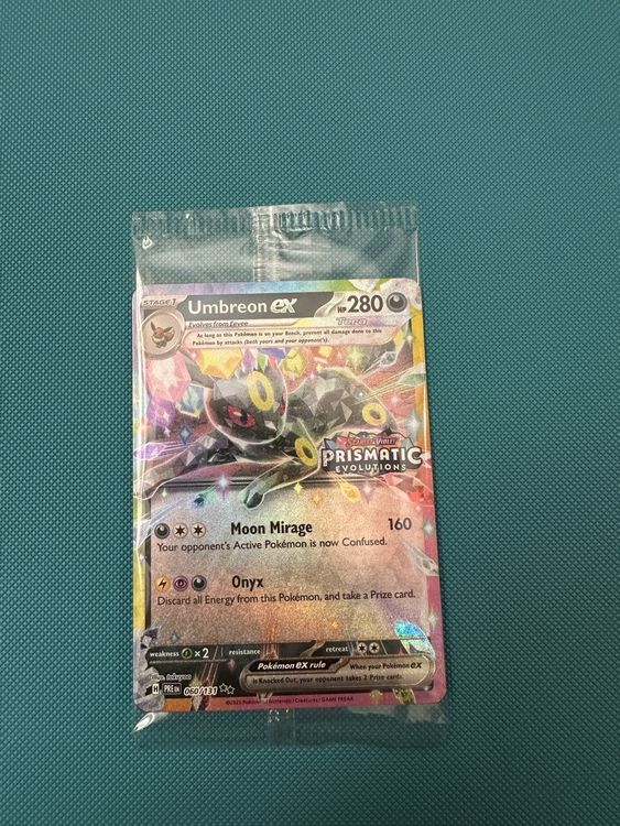 Umbreon ex Prismatic evolution special promo | Kaufen auf Ricardo