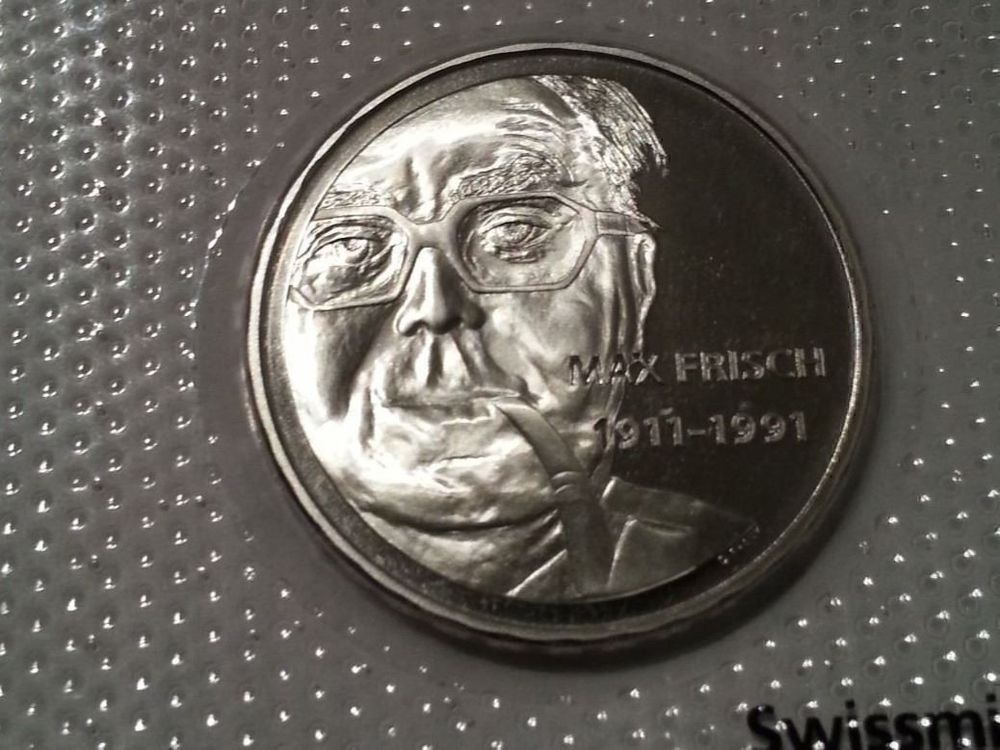 20 Fr. Silbermünze Max Frisch 2011 / neu (Neu und originalverpackt) in Laufen für CHF 28.9 – mit ...