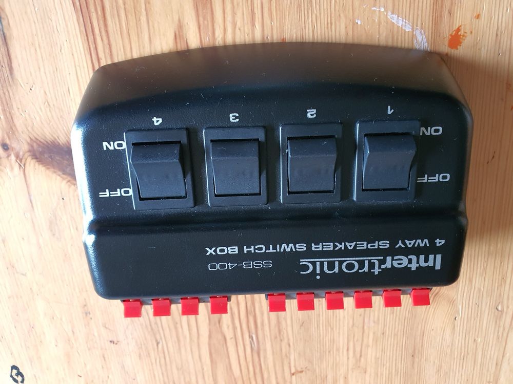 Intertronic SSB-400, 4 Way Speaker Switch Box (Gebraucht) in für CHF 8 ...