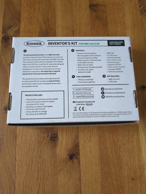 Kitronik Inventor's Kit für BBC micro:bit - Neuwertig! (Neu (gemäss ...