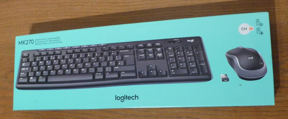 Logitech CH-Tastatur + Maus + USB Empfänger inkl. Batterien (Gebraucht ...