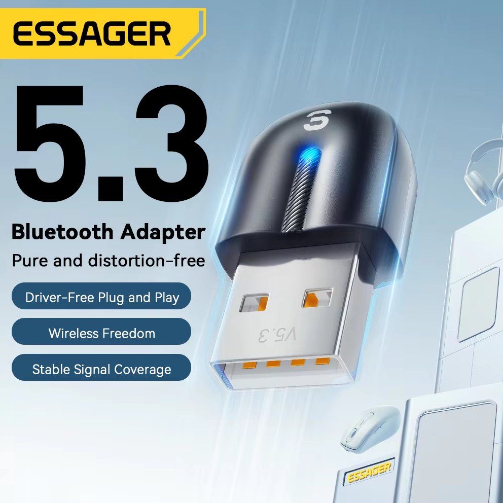 mini USB Bluetooth 5.3 Adapter Dongle Receiver Empfänger (Neu und ...