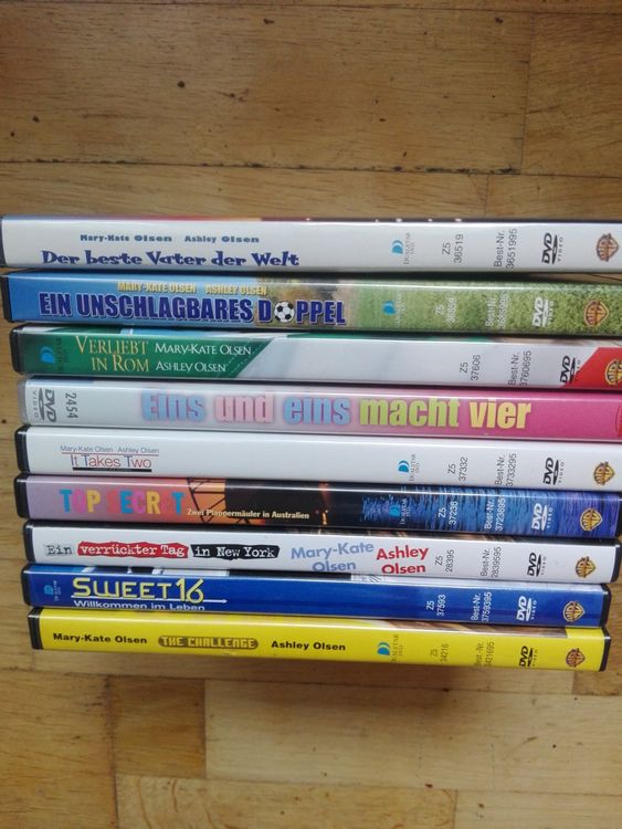 9x Mary-Kate & Ashley Olsen (9-Filme DVD's) >Deutsch-Engl (Gebraucht ...