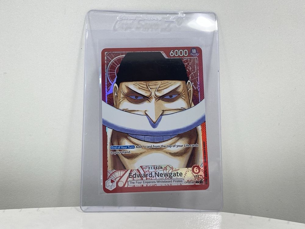One Piece EN OP02-001 Edward Newgate Alt Art (Neu (gemäss Beschreibung ...