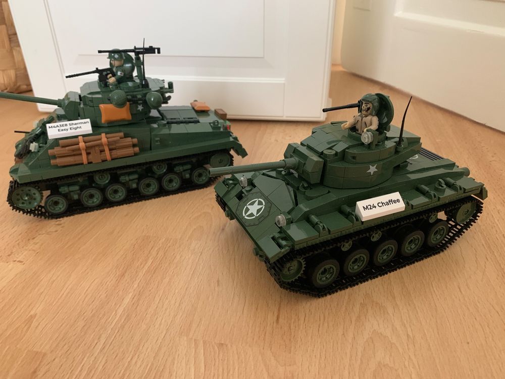 Cobi Panzer Sherman / M24 Chaffee Lego Komp. Inkl Ovp und BA | Kaufen ...