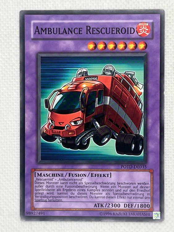 Yu-Gi-Oh! Karte: Ambulance Rescueroid - Top Zustand! (Gebraucht) in ...